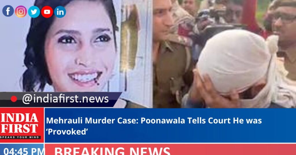 Mehrauli Murder Case: Poonawala Tells Court He was ‘Provoked’ - India ...