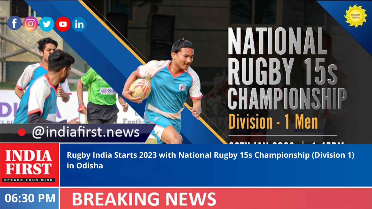 Rugby India Starts 2023 with National Rugby 15s Championship (Division ...